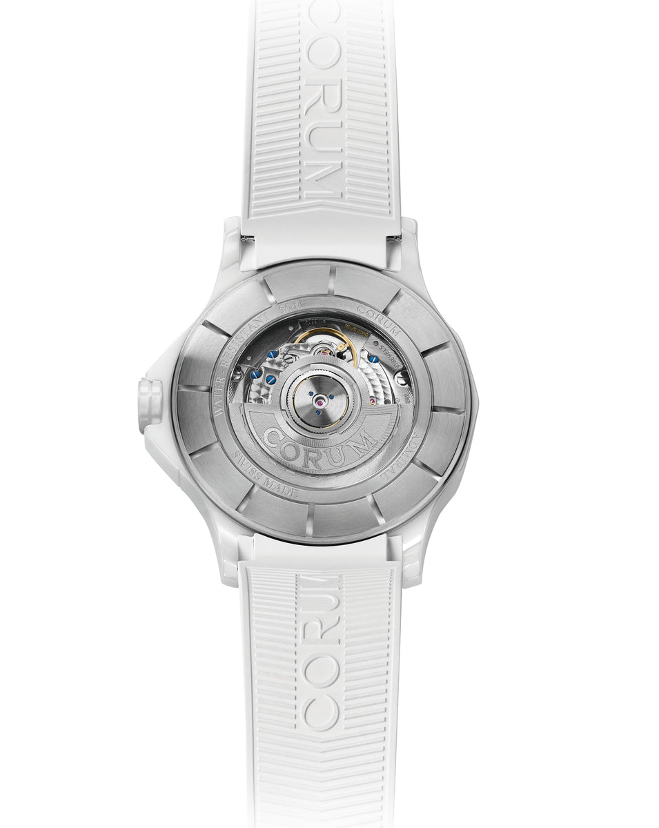 Corum Admiral 42 Automatic | White Ceramic & Stainless Steel