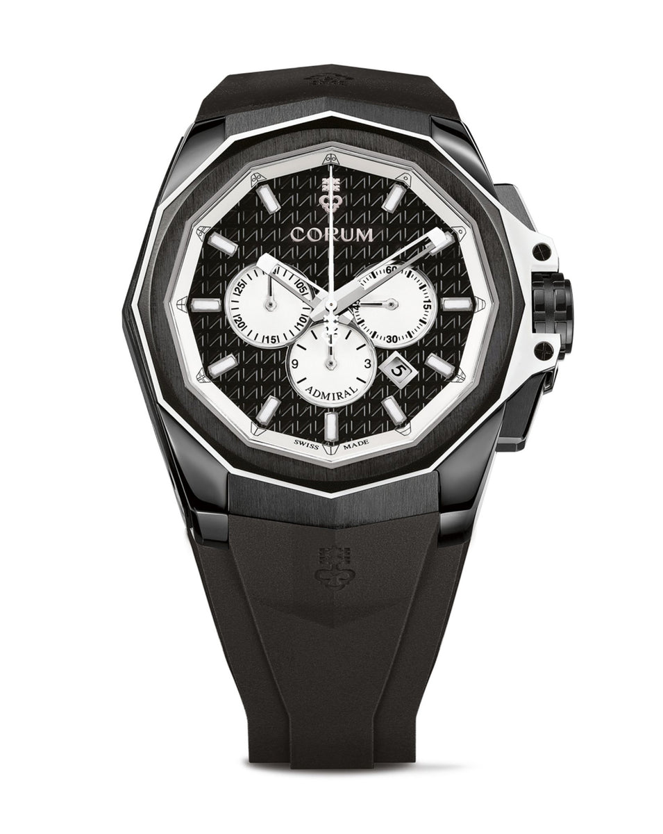 Corum Admiral Chronograph 45mm, Titanium, Black Dial
