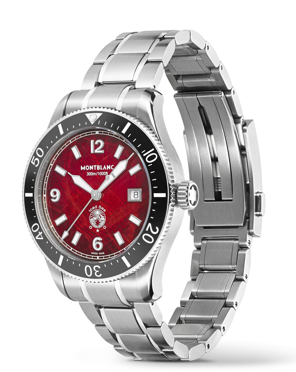 Montblanc Iced Sea Automatic Date 41mm Burgundy Dial